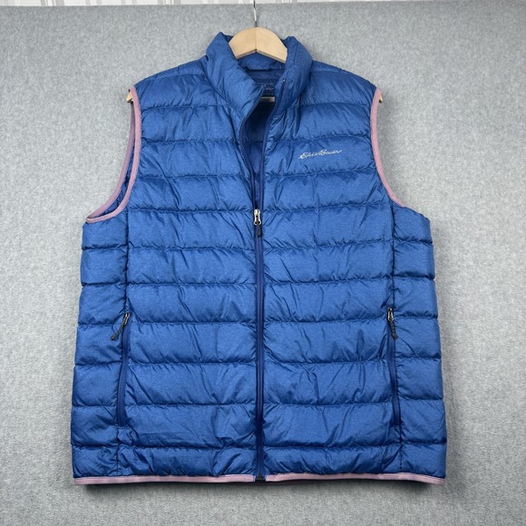 Eddie Bauer | Jackets & Coats | Eddie Bauer Vest Mens Large Blue Eb65 ...